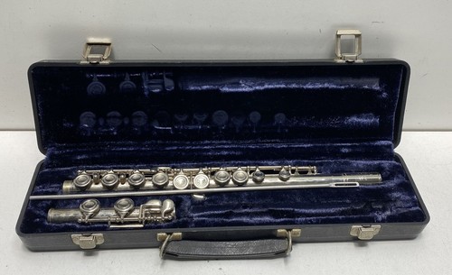 Armstr Silver Closed Hole C Foot Flute Hard Case | eBay