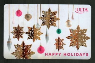 ULTA BEAUTY Snowflake Christmas Ornaments ( 2021 ) Gift Card ( $0 ) | eBay