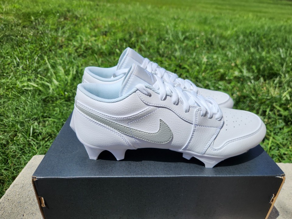 Nike Air Jordan 1 Low Football Cleats Men’s Black White Red Blue Gray ...