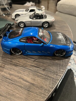 Jada Toyota Supra IMPORT Racer Silver 1 24 Scale Diecast Model Tuner ...