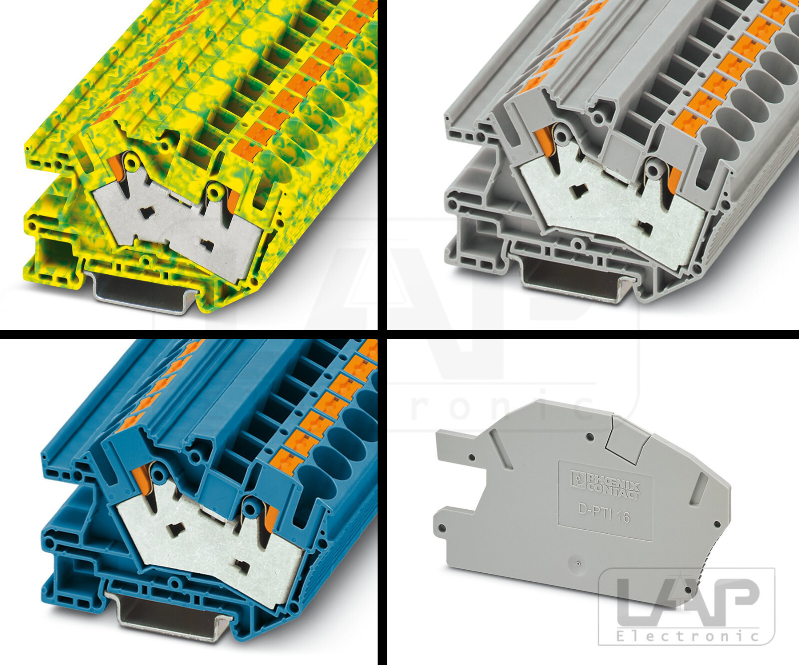 PHOENIX CONTACT PTI Klemmen Installationsschutzleiterklemme PTI 16 | eBay