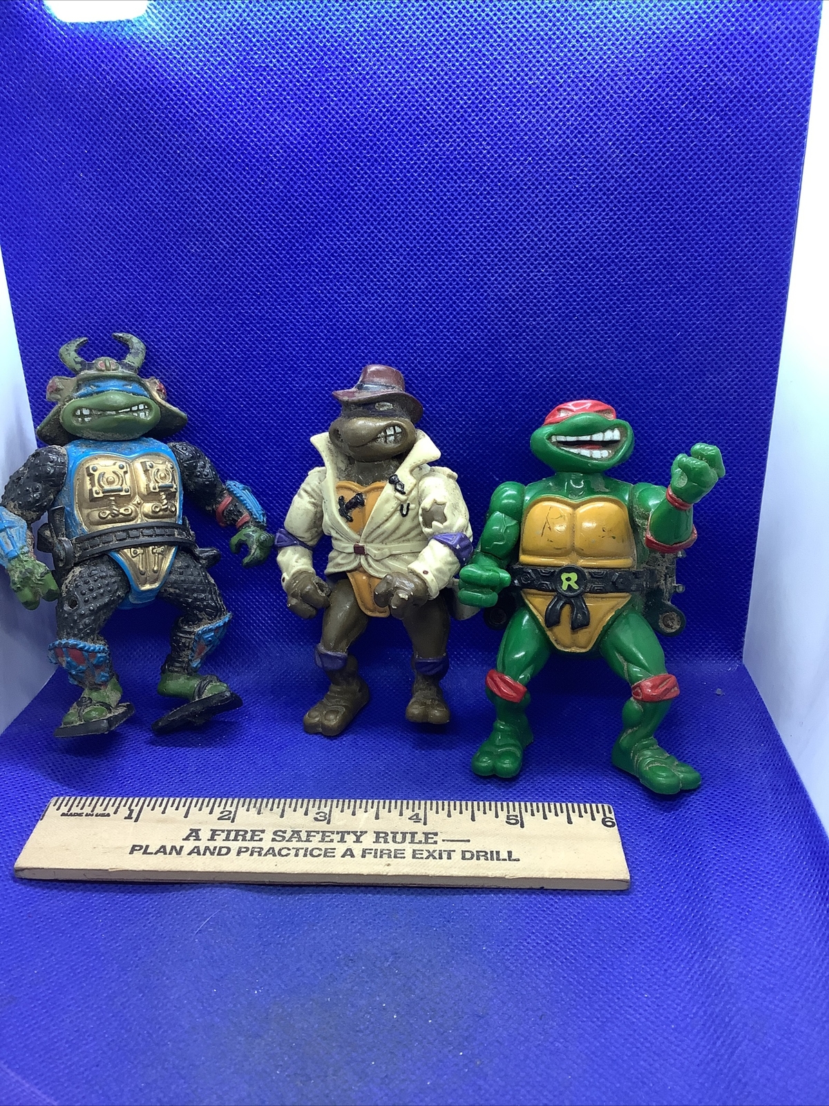 4 Pc TMNT Teenage Mutant Ninja Turtles Action Figures 4-5" Tall S8 ...