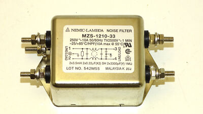 MZS-1210-33 Nemic-Lambda Noise Filter Garantie 1 Monat with VAt | eBay.de