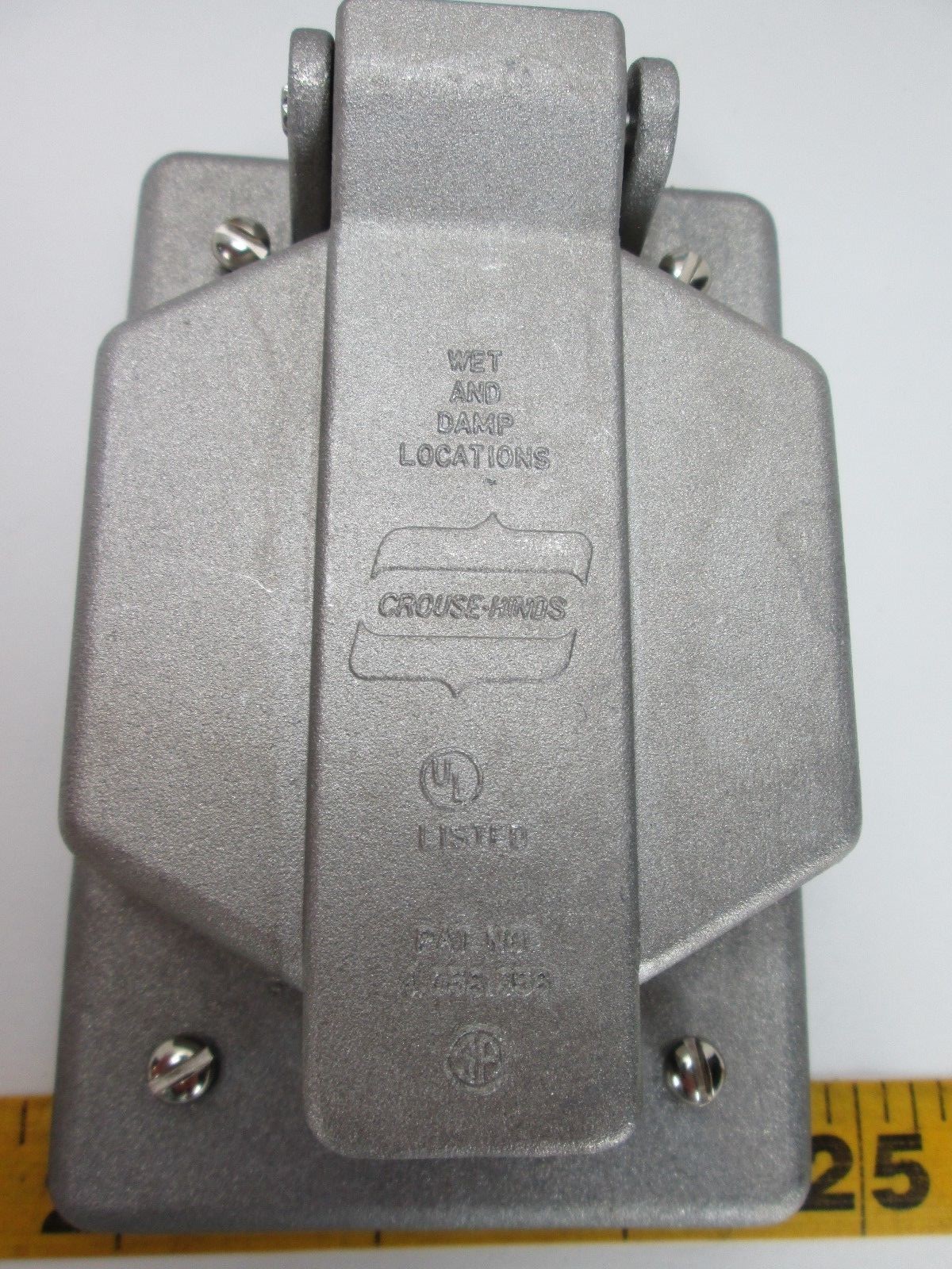 Crouse-Hinds Wet & Damp Locations Series Cover w/Device WLRS L5 15 ...