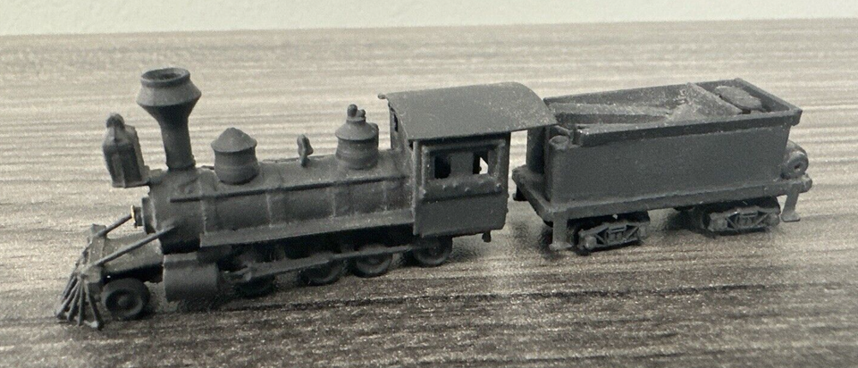 Nn3 or Z Scale Resin 2-8-0 Steam Locomotive w/Tender - Static Model ...