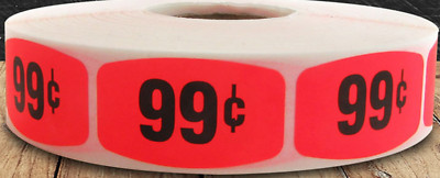 1000 ea. 99 Cent Price LABELS 1000 PER ROLL GREAT STICKERS | eBay