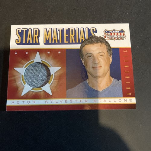 SYLVESTER STALLONE - 2015 PANINI AMERICANA - STAR MATERIALS / RELIC | eBay