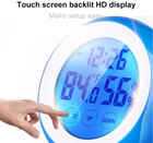 Digital Thermometer Clock, Temperature Humidity Monitor Alarm Clock ...