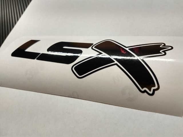 LSX Sticker decal vinyl ls x for c10 corvette camaro chevy GM swap many ...