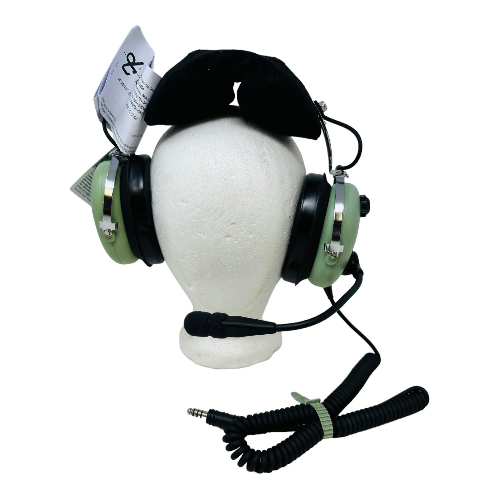 DAVID CLARK MODEL H10-13H (P/N 12507G-45)HELICOPTER AVIATION HEADSET ...