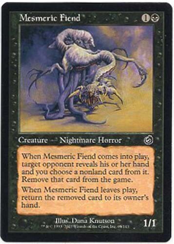 MESMERIC FIEND X1 MAGIC MTG TORMENT NEAR MINT (NM) 2002 | eBay
