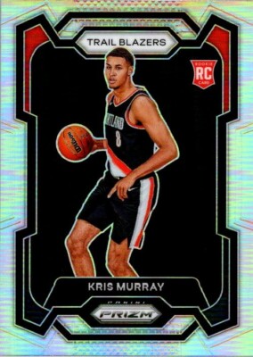 Kris Murray 2023-24 Prizm Silver Base Rookie Card #142 - Blazers | eBay