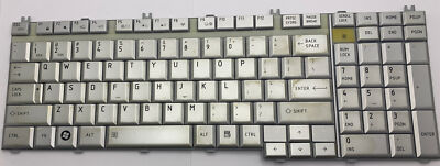 Toshiba Satellite X205 Keyboard MP-06873US-6983 Silver English Grade B ...