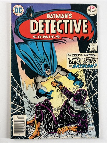 Detective Comics #464 (1976) Black Spider ~ Batman ~ DC Comics | eBay