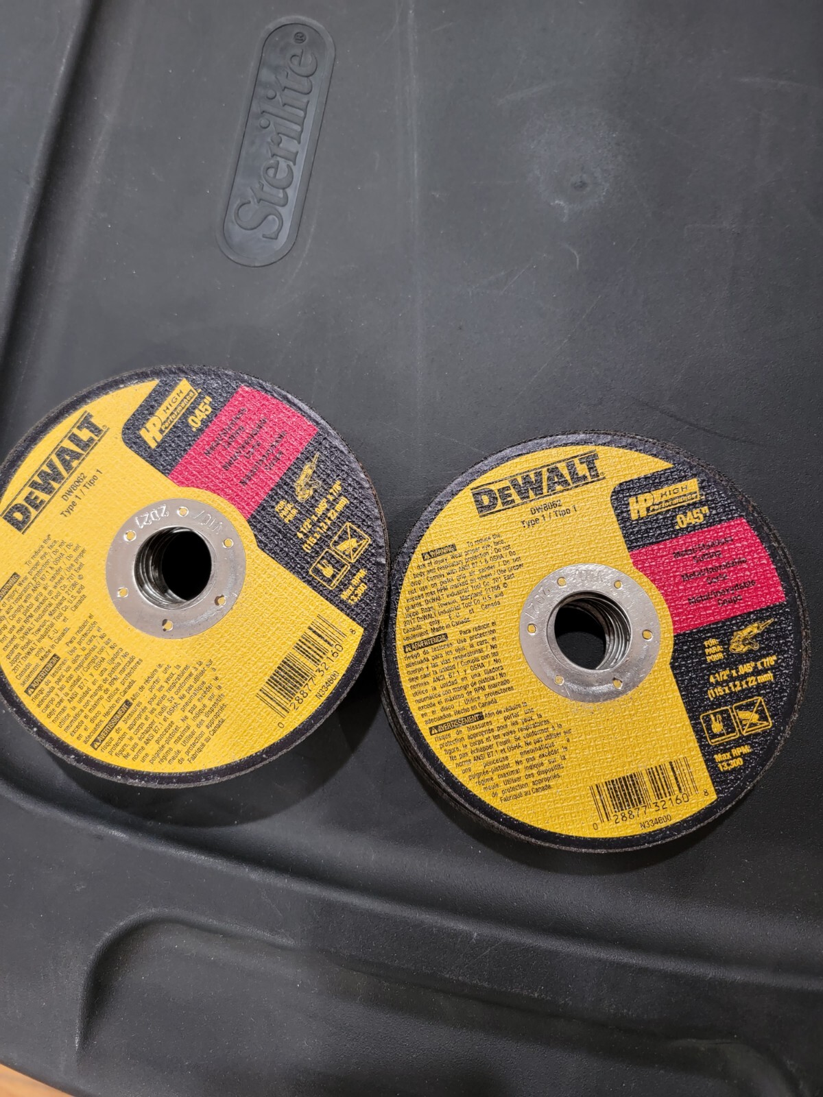DEWALT DW8062 4.5-inch Type 1 HP Metal Cutting Wheel 27x Disc ...