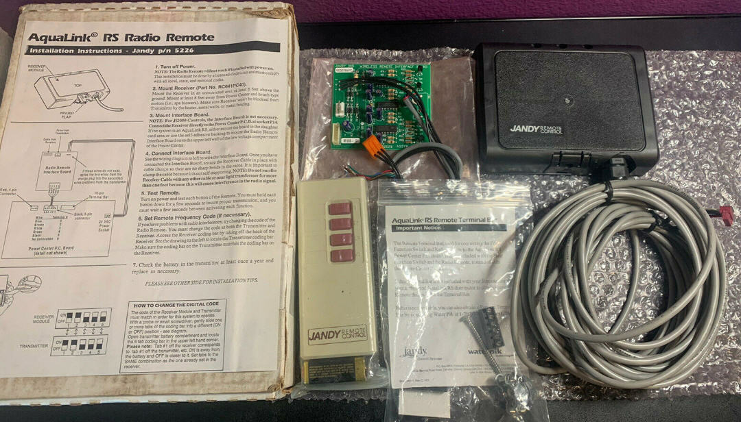 Jandy AquaLink RS Wireless Remote Pool Control Interface Kit 5226 ...