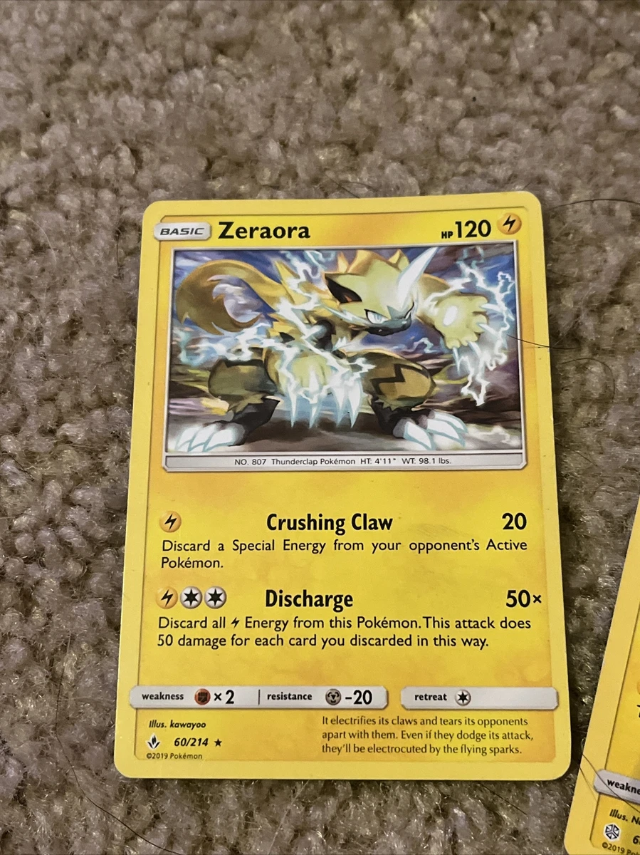 Pokemon Electric Type Cards