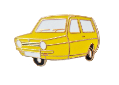 Reliant Robin Mark I 3 Wheeler Panama Yellow Pin Badge | eBay UK