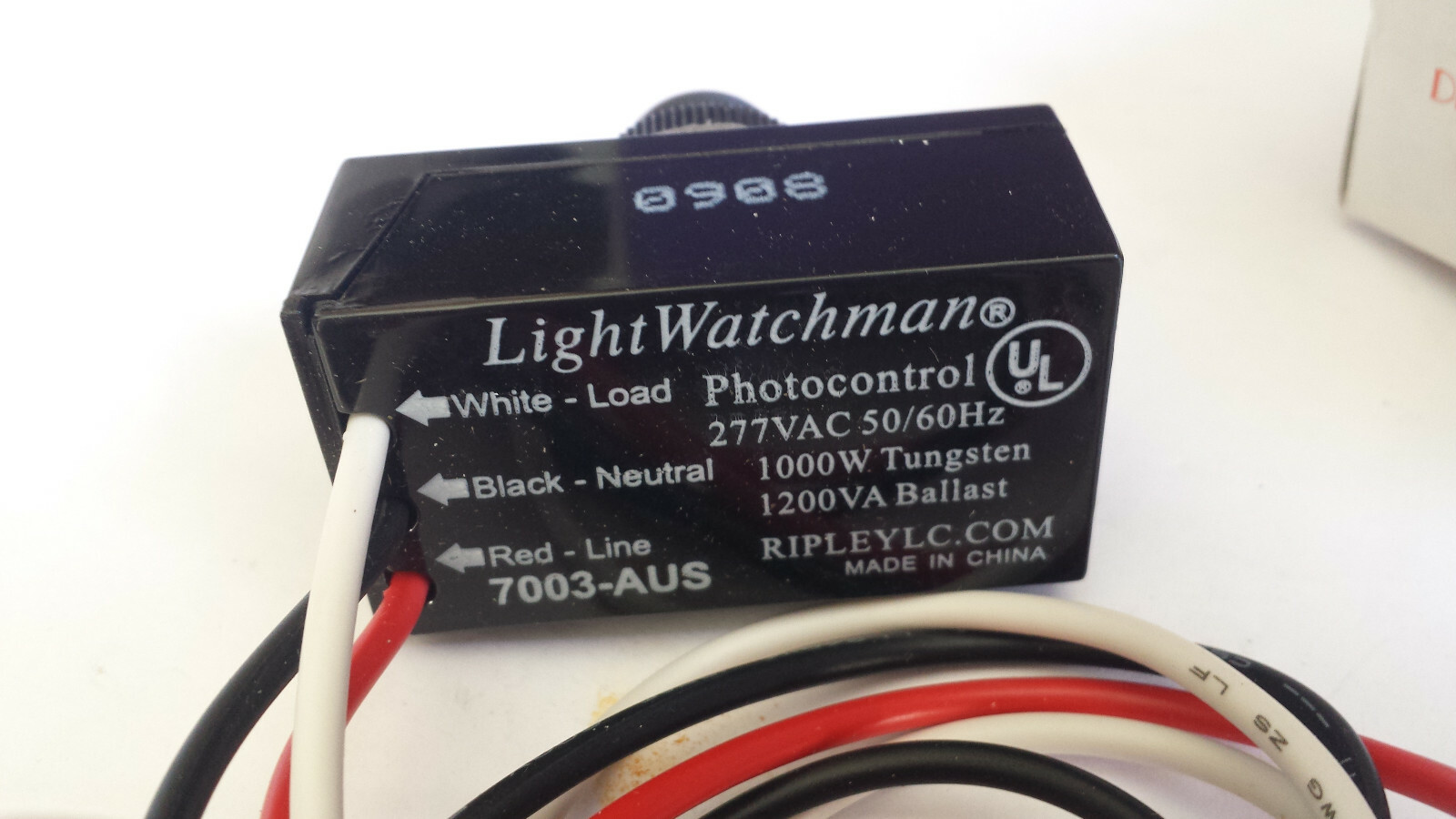 RIPLEY LIGHT WATCHMAN MODEL:7003-AUS PHOTO ELECTRIC SWITCH PHOTOCONTROL ...