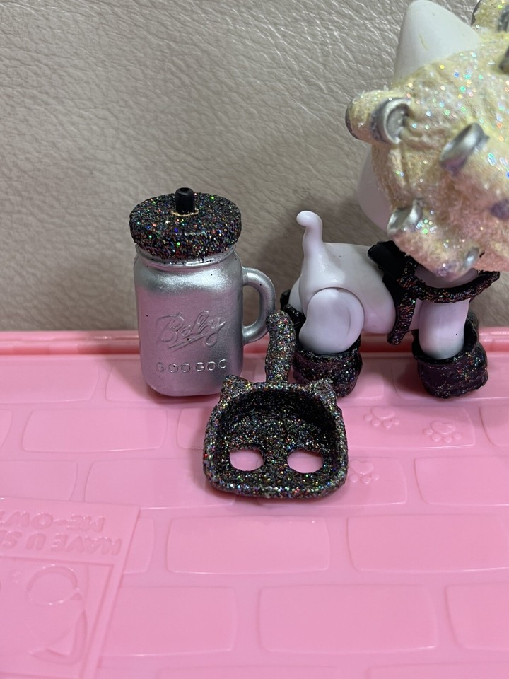 LOL Surprise Fuzzy Pets GOLD GOO GOO MEW MEW 037 RARE L.O.L With Fuzz ...