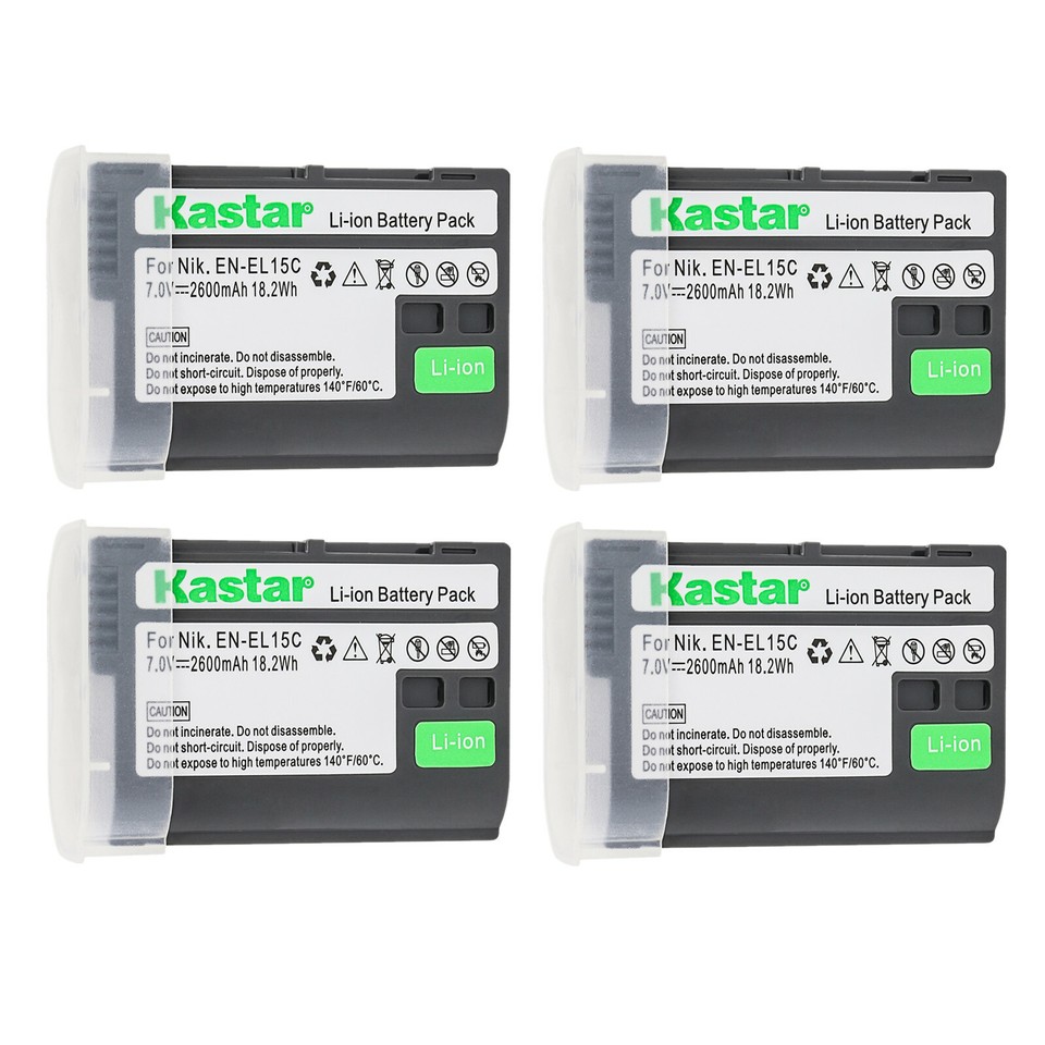 Kastar EN-EL15C ENEL15C Battery Pack Replacement for Nikon Zf ...