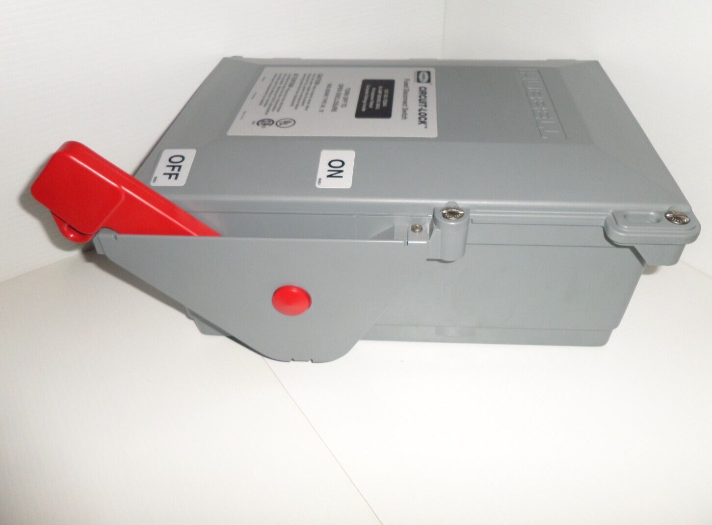 Hubbell FDS60 60A 3 Pole Fused Disconnect Switch - Grey for sale online ...