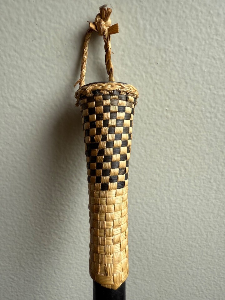 VINTAGE FIJIAN CARVED MODEL WAR ULA CLUB | eBay