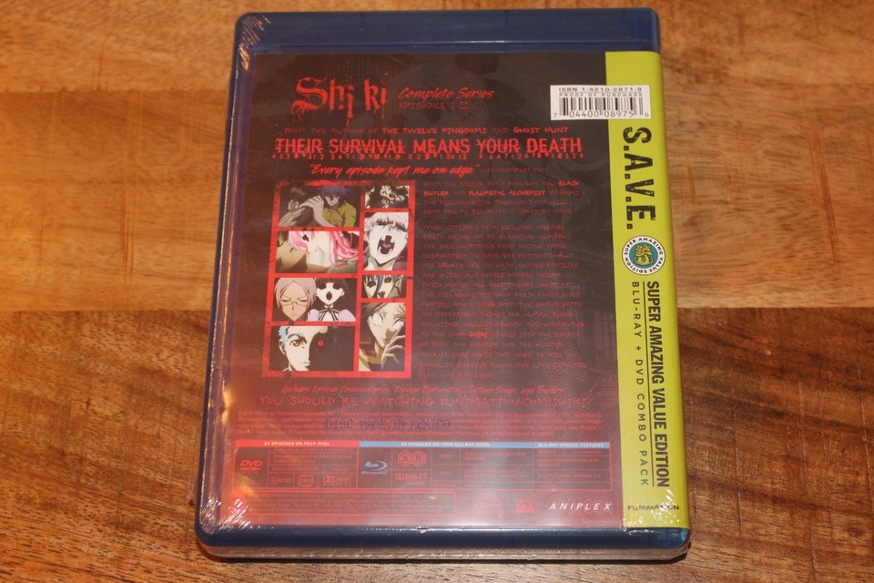 Shiki - The Complete Series S.A.V.E Edition (4-Blu-ray/4-DVD, 2014) | eBay