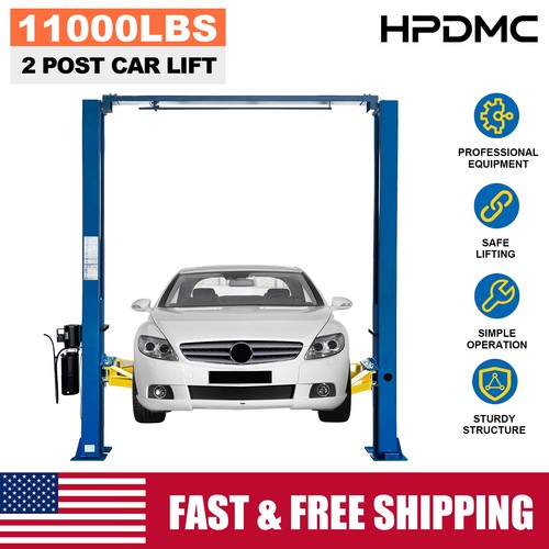 11000lbs 2 Post Auto Car Lift 110V/220V Single Point Release, Two Post ...