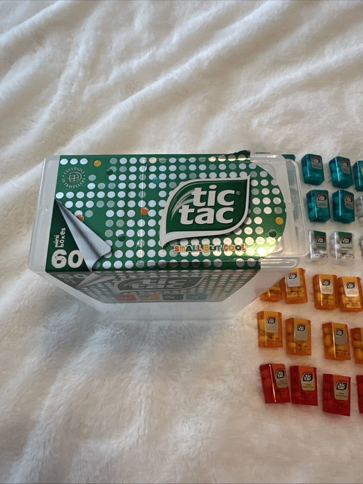 TIC TAC Travels Box with 60 Mini Boxes OPENED 4 Minis Empty READ ...