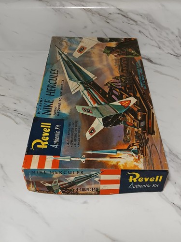 RARE Original 1958 Revell NIKE HERCULES Ground to Air Missile Model Kit ...