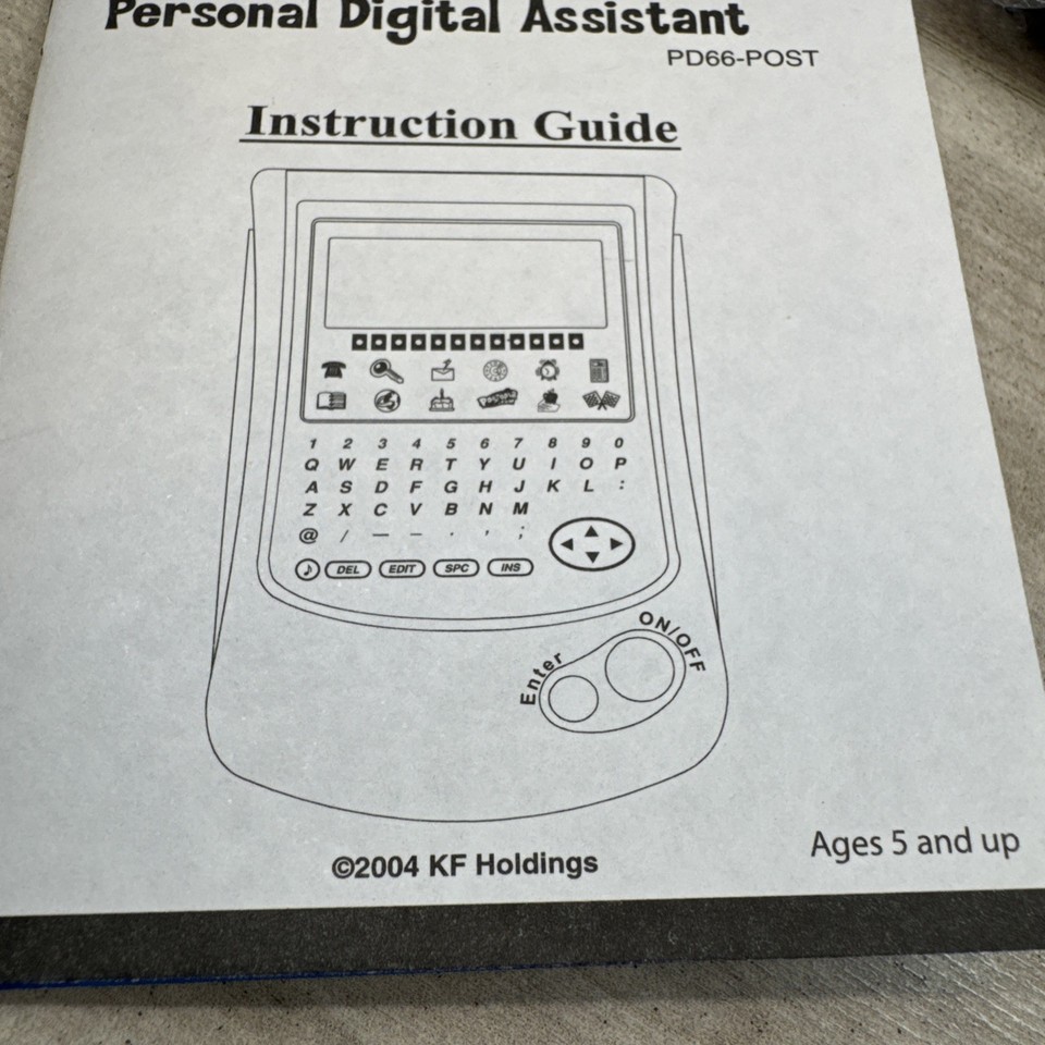 Post Cereal Postopia Personal Digital Assistant PDA Mail in Toy SEALED ...