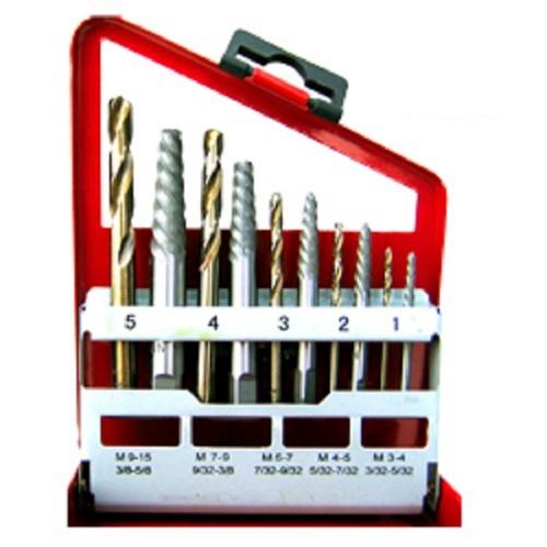 10PC SCREW EXTRACTOR EASY OUT RIGHT HAND DRILL BIT 641938023121 | eBay