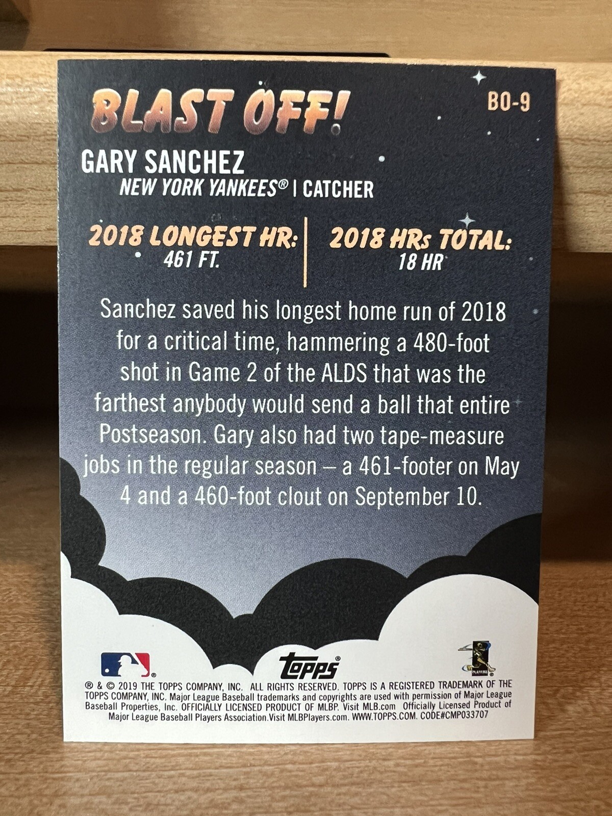 2019 Topps Big League - Blast Offs Gary Sanchez #BO-9 for sale online ...