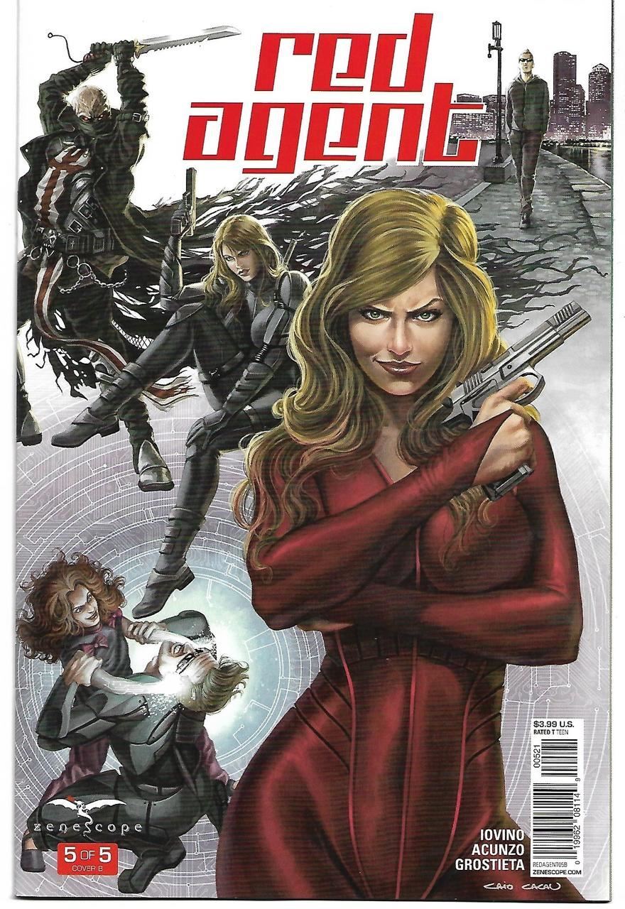 GFT RED AGENT #5 (OF 5) B CVR CACAU (ZENESCOPE 2016) | eBay