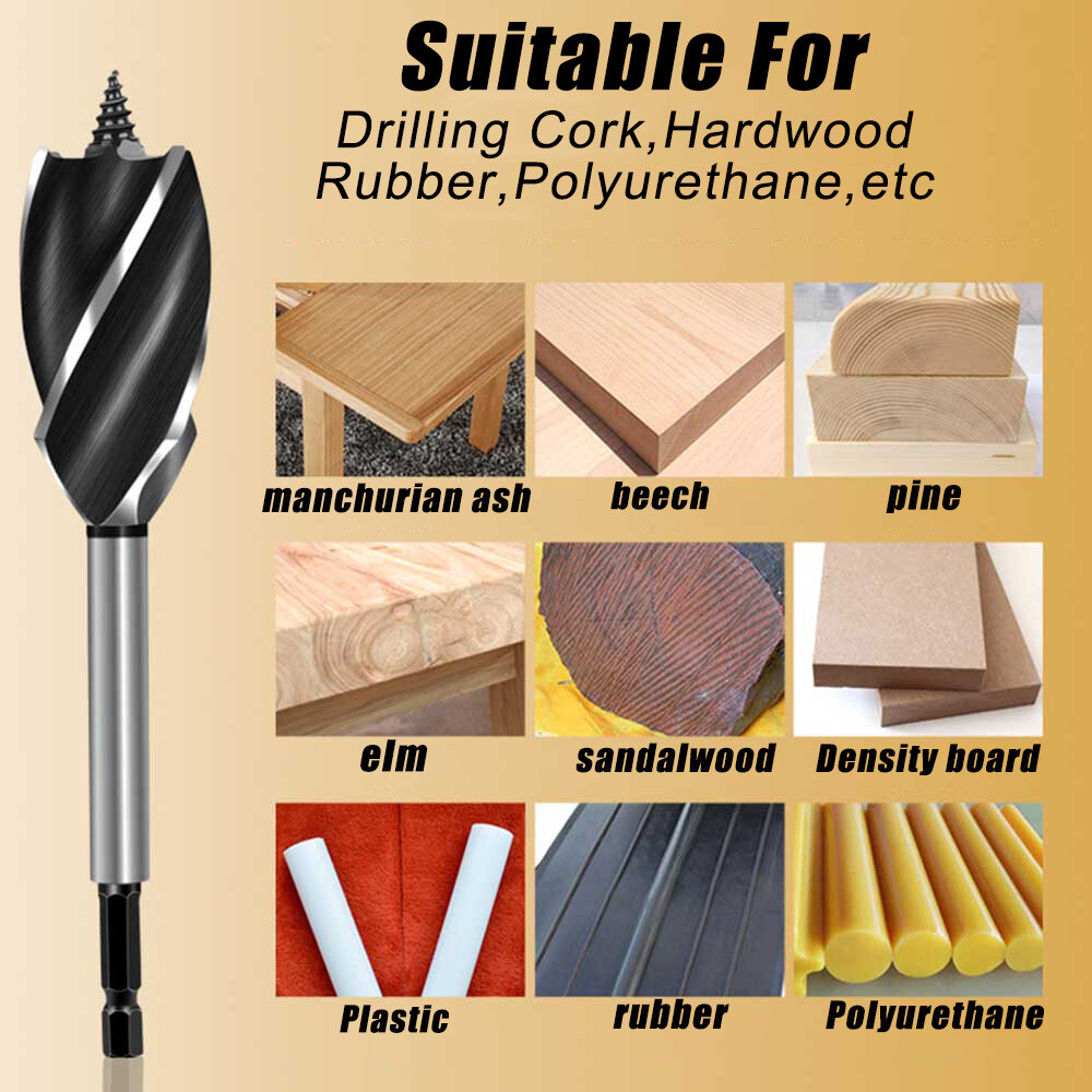 10-32MM Wood Bits Auger Drill Bit Holesaw Hole Boring Cutter Joiner ...