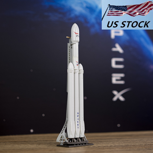 NEW 1:300 Scale SpaceX Falcon9 Falcon Heavy with KSC-39A Painted Rocket ...