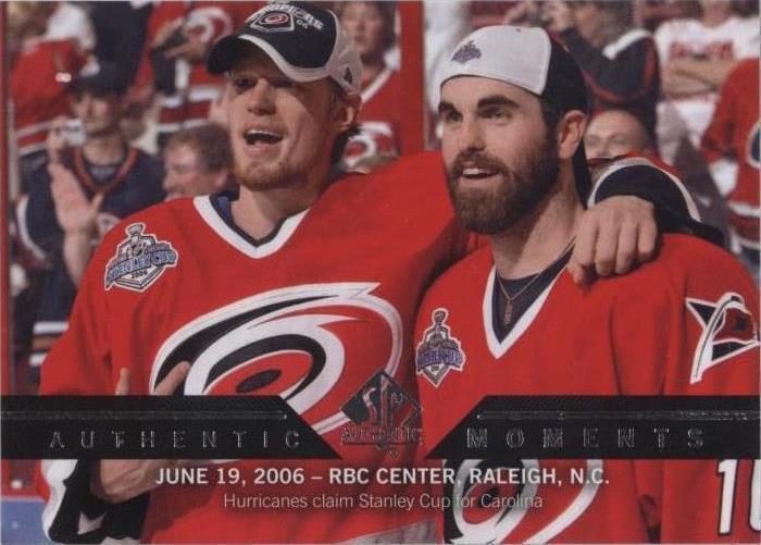 2013-14 SP Authentic - Authentic Moments Eric Staal, Andrew Ladd #193 ...