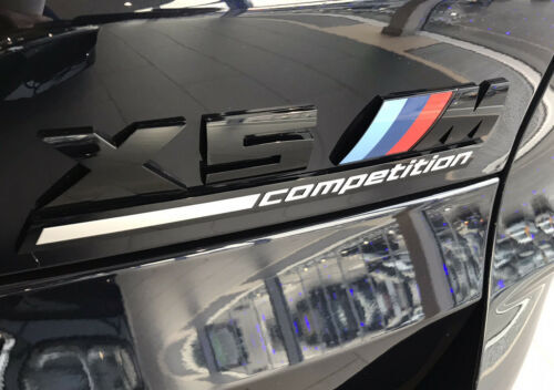 OEM BMW Genuine NEW X5M G05 F95 Black Badge Emblem Logo X5M Competition ...