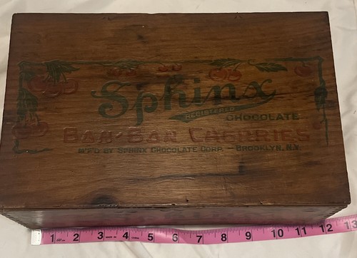 Spinx Bon Bon Cherries Vintage Box Wooden | eBay