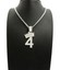 NEW # 1 to 9 NUMBER PENDANT & 24" VARIOUS CHAINS & COLOR HIP HOP ...