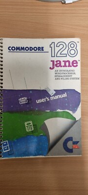 Commodore 128 Jane User Manual (1985) | eBay Australia