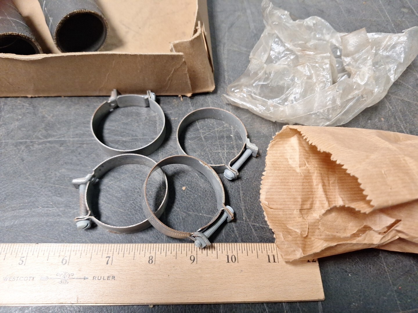 Hilton Chrome Flathead Ford/Mercury V8 Radiator Hose Kit Rare Vintage ...