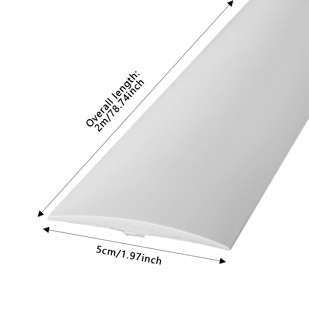 2m PVC Edging Trim Strip SelfCarpet Capping Joint TransitionCut | eBay