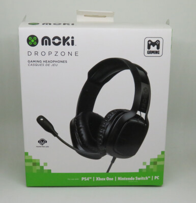 Moki Dropzone Gaming Headphones New in Box Moki Headphones Music/MP3 ...