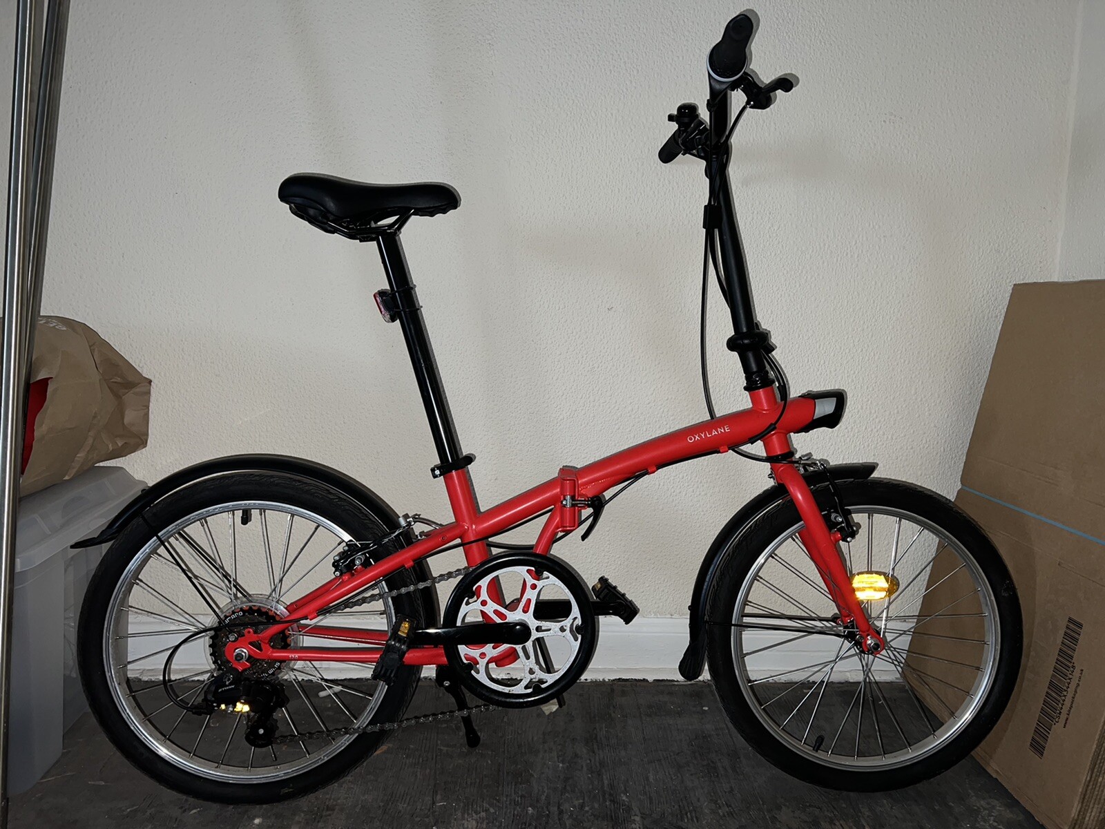 Oxylane Tilt 120 Folding Bike Red - Folding Bikes 4U - Folding Bikes 4U