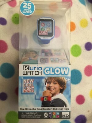 Kurio Watch GLOW, Smartwatch built for kids, New light effects, Blue | eBay