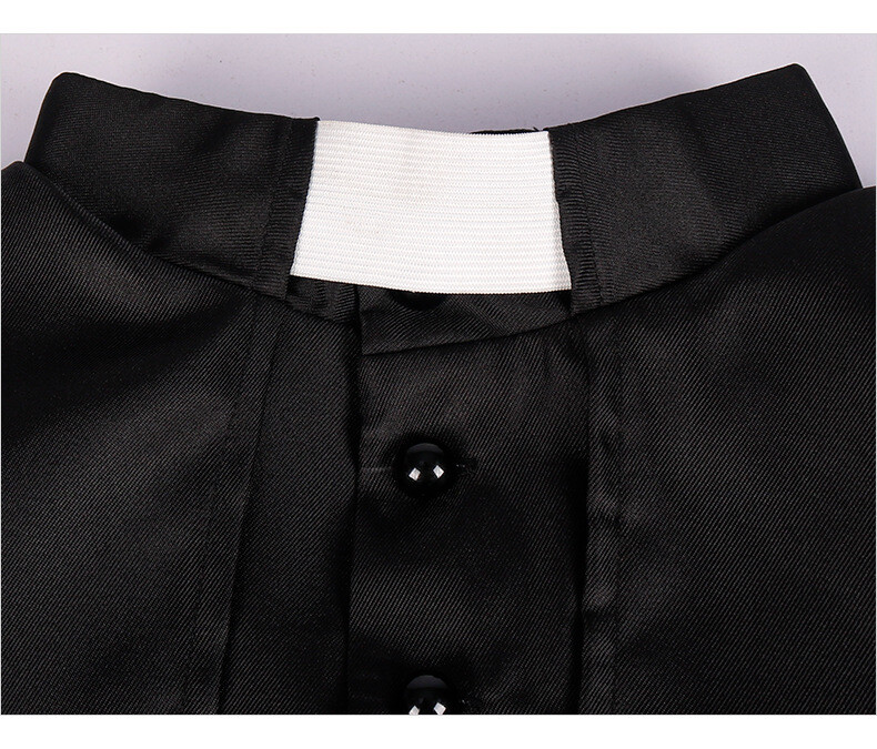 Clergy Men Cassock Priest Costume Bishop Pope Robe Roman Catholic ...