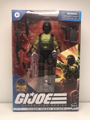 GI Joe Classified Series #56 PYTHON PATROL OFFICER 6" Figure Target New ...