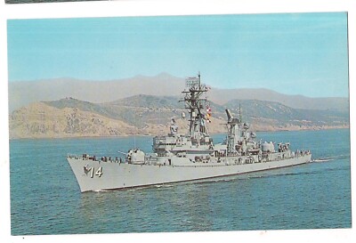 USS BUCHANAN DDG-14 Adams Class Guided Missile Destroyer Ship Navy 1962 ...